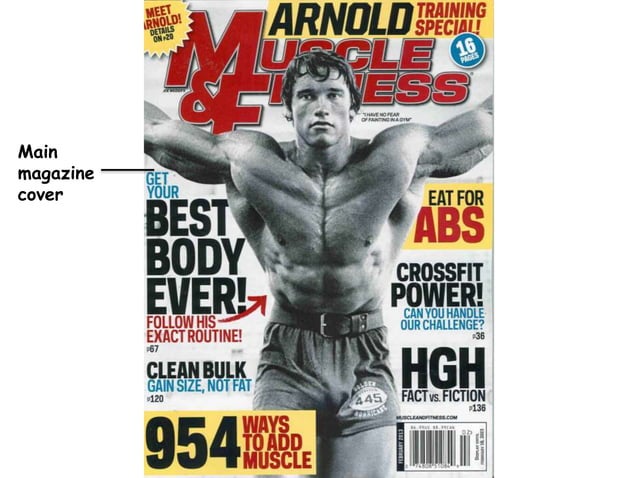 Fitness magazine cover | PPTX