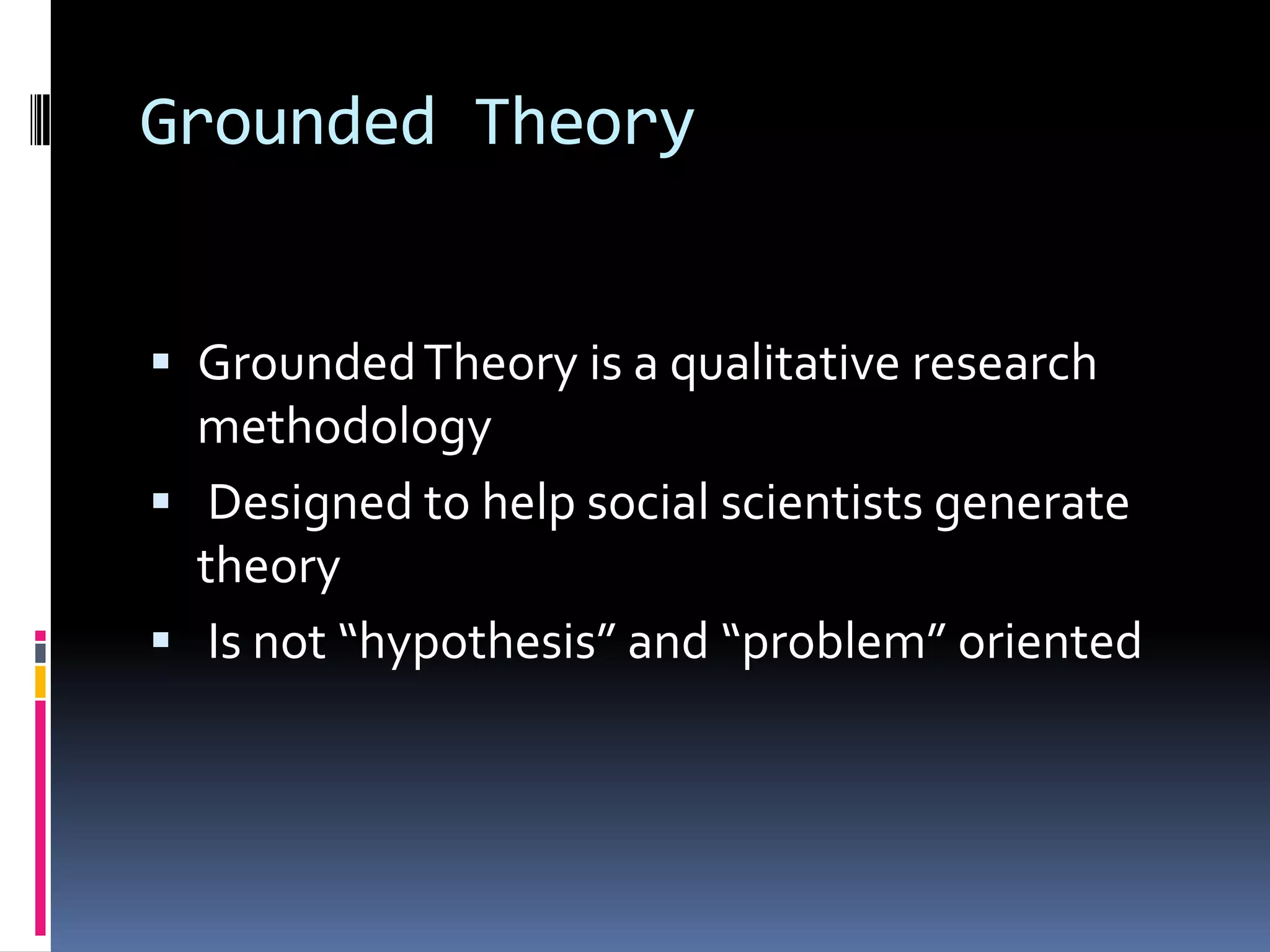Grounded Theory | PPTX
