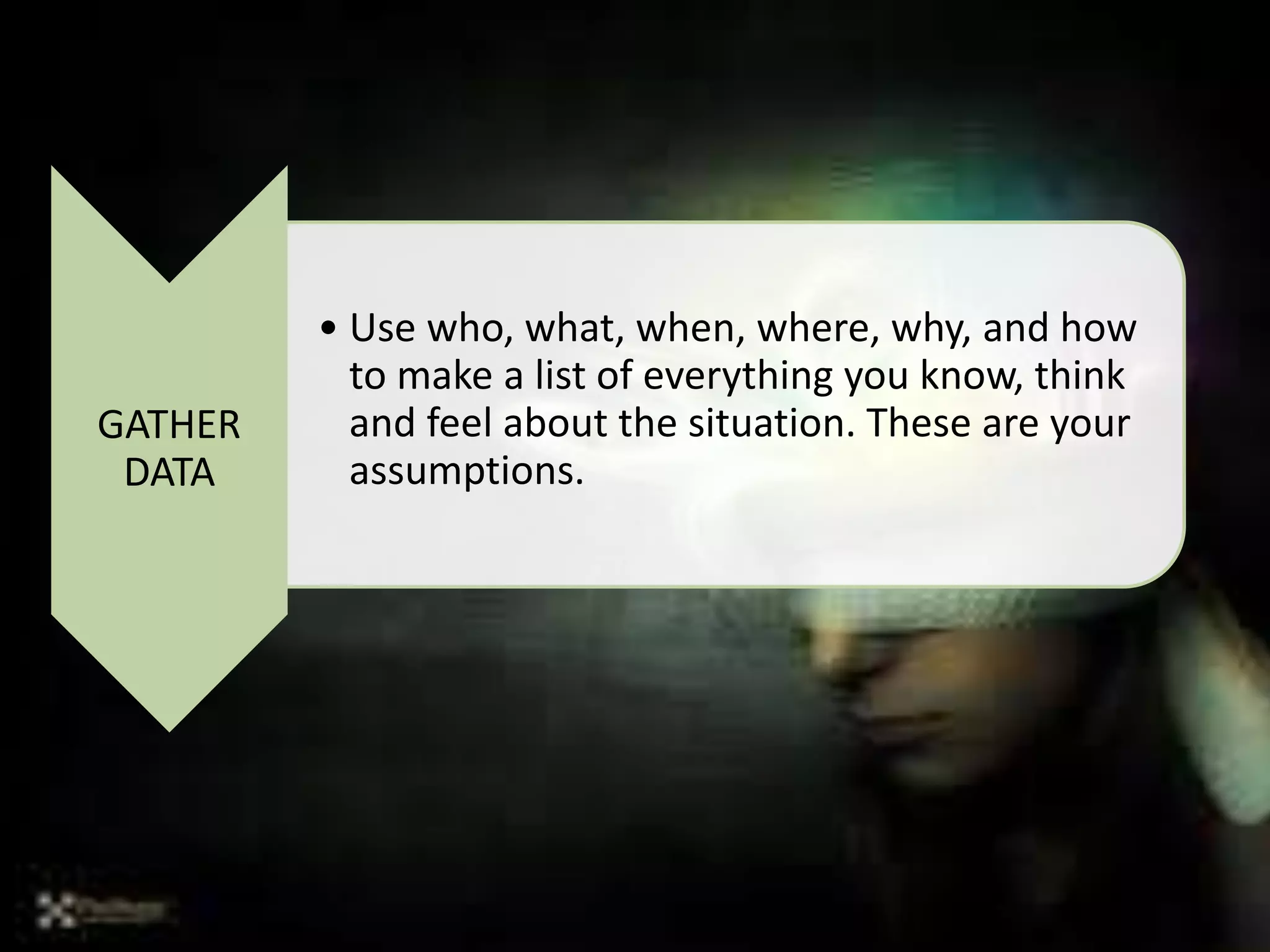 Assumption busting : Creative thinking skills | PPT