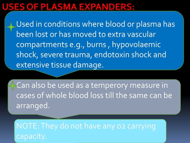 blood and plasma expanders | PPTX | First Aid | Injuries
