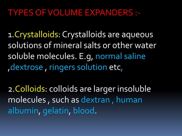 blood and plasma expanders | PPTX | First Aid | Injuries