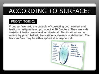 Soft Toric Contact Lens | PPTX
