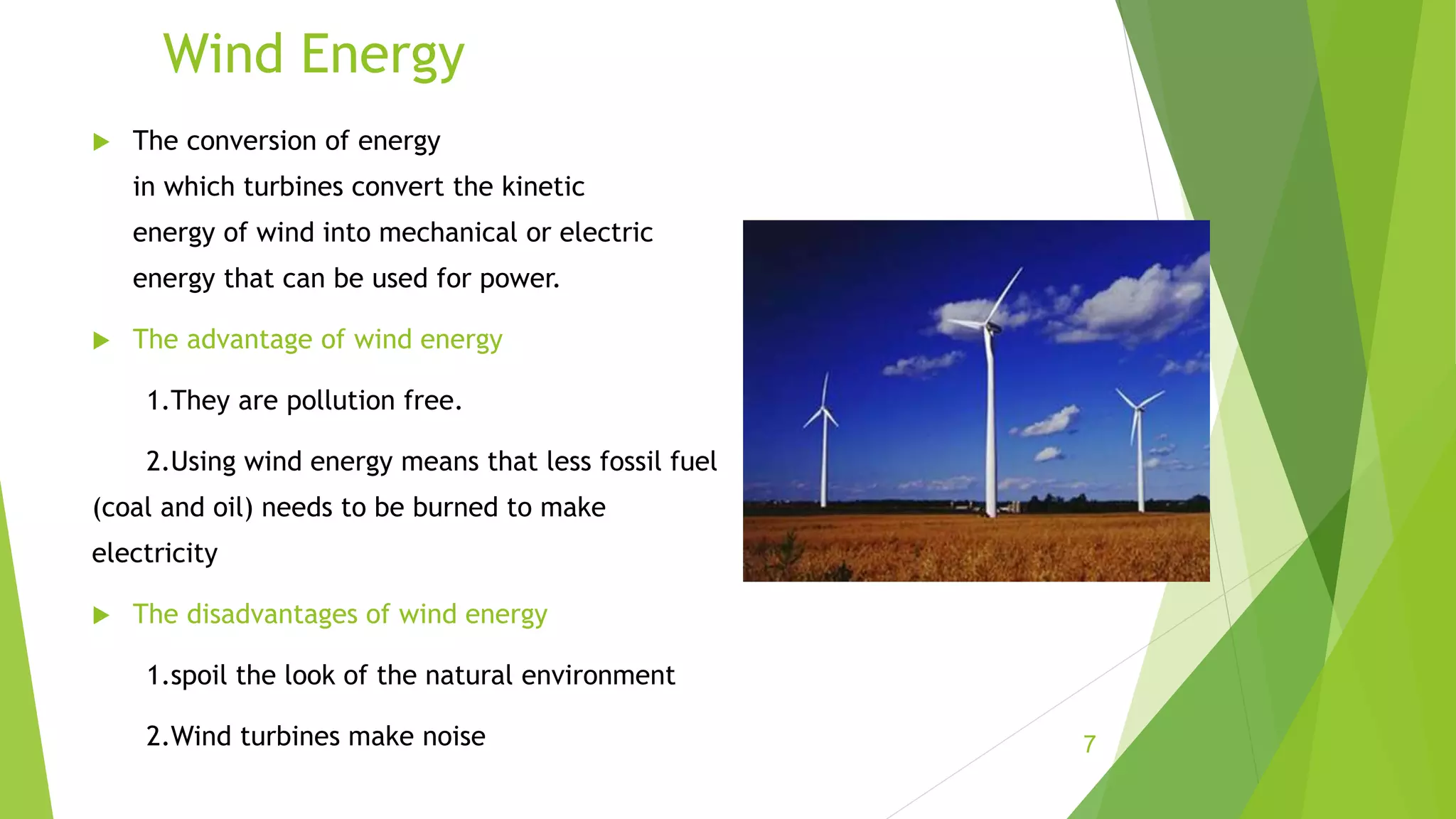 Sustainable and non sustainable energy | PPTX