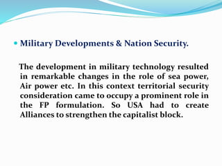 USA Foreign policy Analysis | PPTX