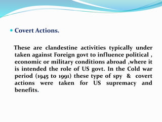 USA Foreign policy Analysis | PPTX