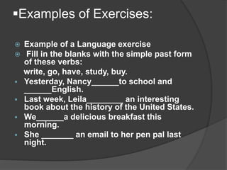 What is the difference between Task And Exercise | PPTX