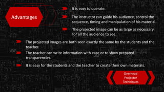 Lesson 14 - Maximizing the use of the Overhead Projector and the ...