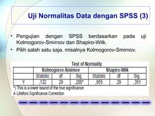 Normalitas dengan SPSS | PPT