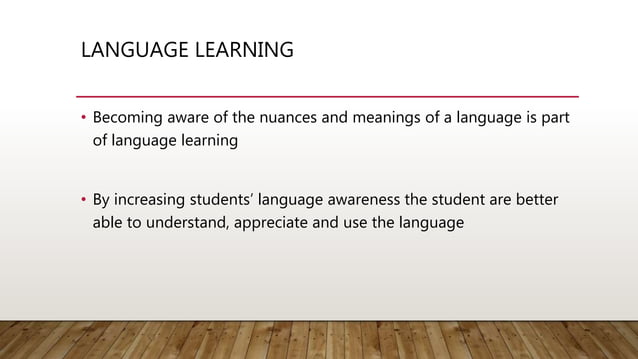 Presentation On language Awareness | PPTX