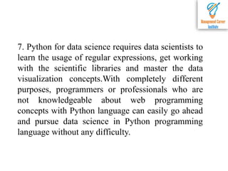 Data science presentation - Management career institute | PPT