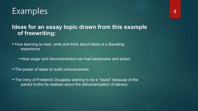 what is freewriting | PPTX