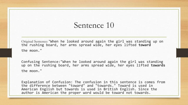 Confusing Sentences | PPT