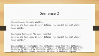 Confusing Sentences | PPT