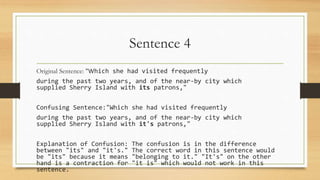 Confusing Sentences | PPT