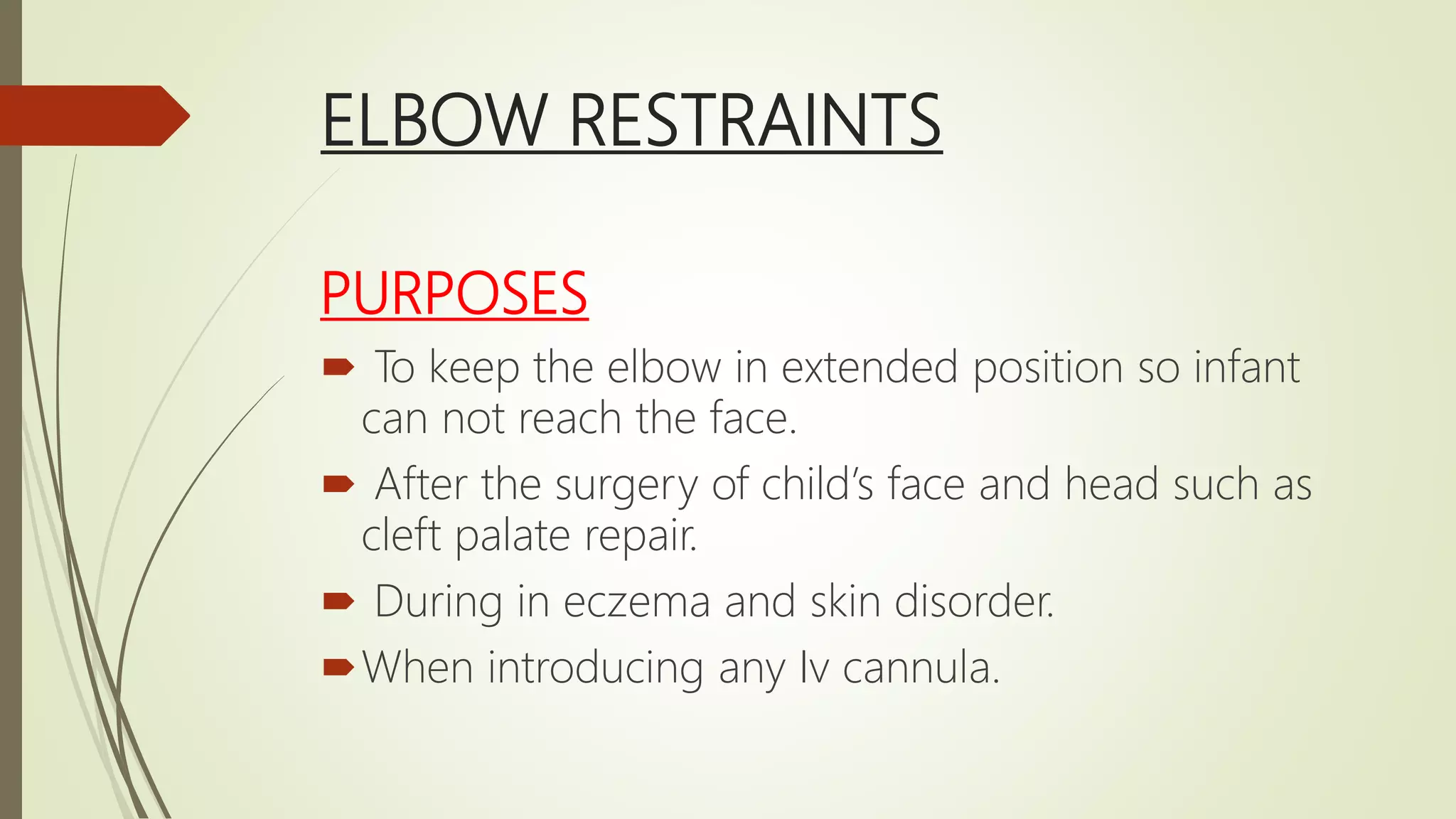 Child restraints for nursing students | PPTX