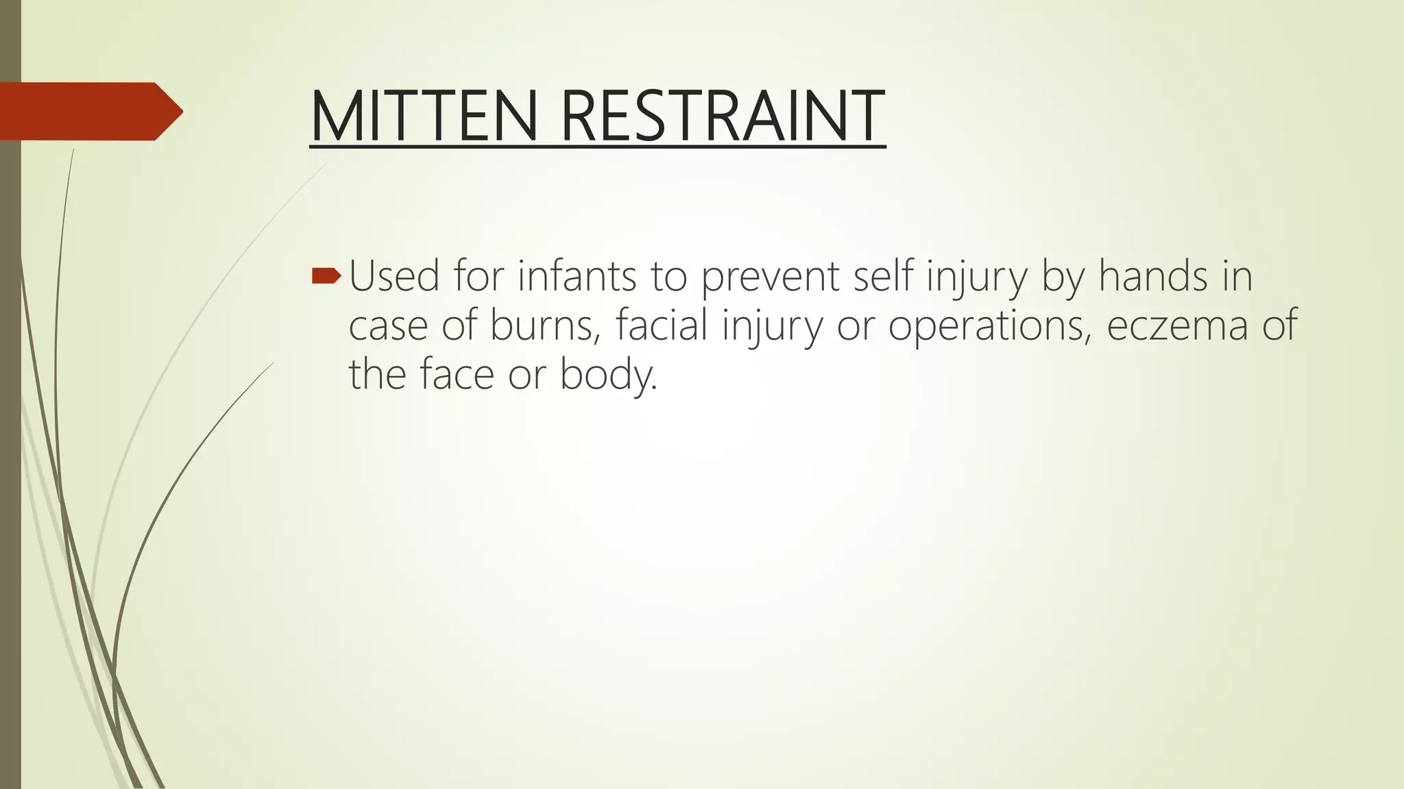Child restraints for nursing students | PPTX