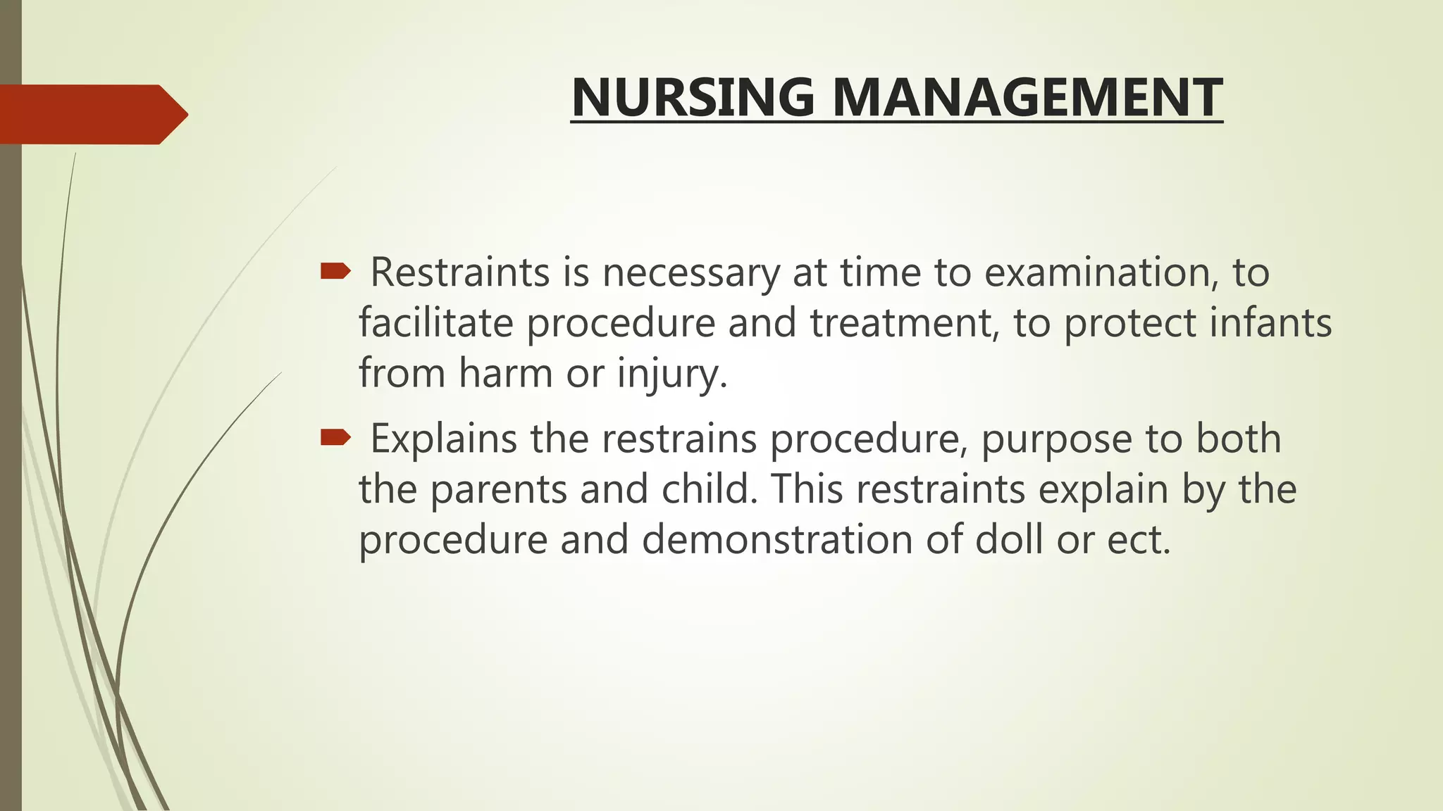 Child restraints for nursing students | PPTX