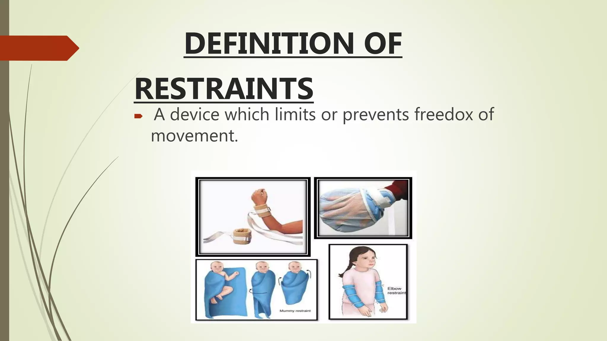 Child restraints for nursing students | PPTX