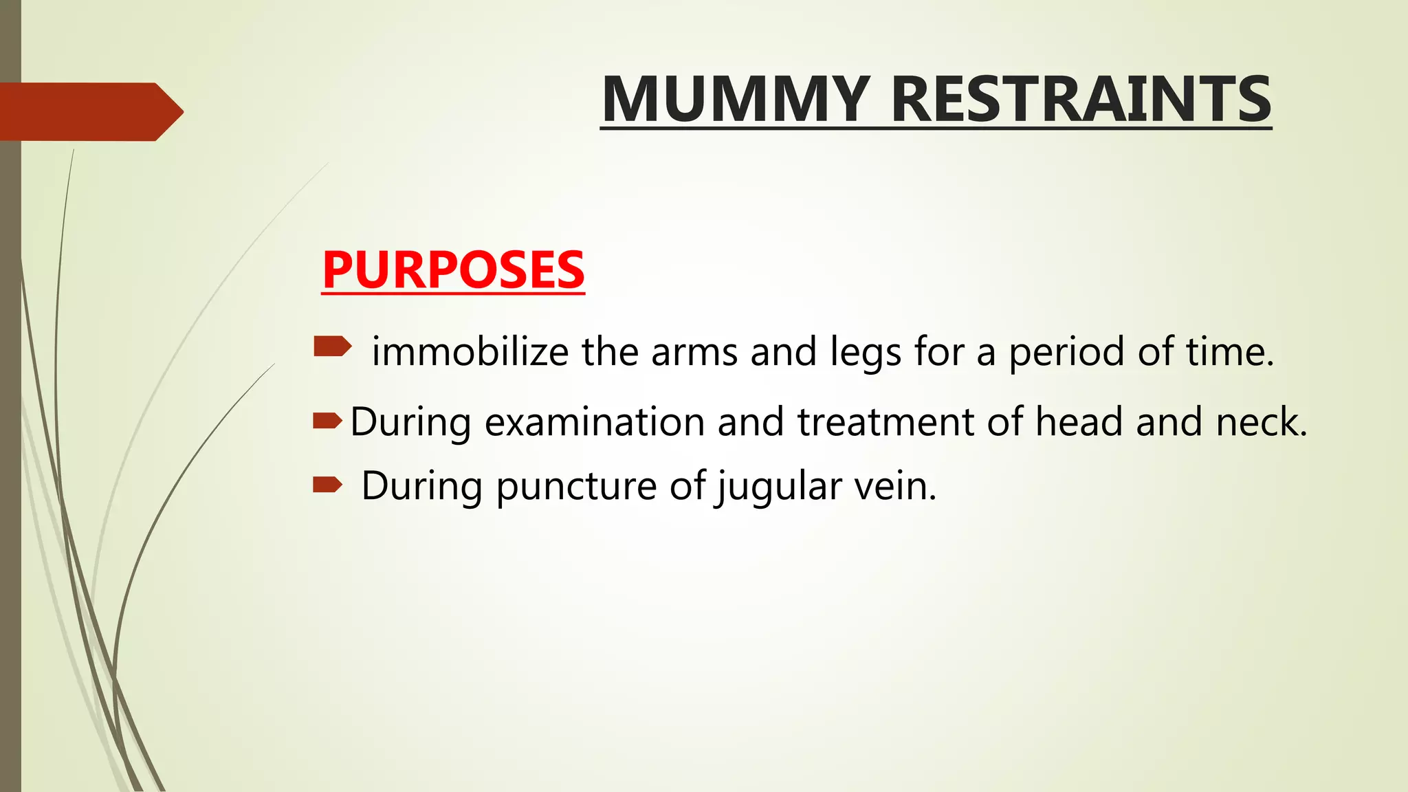 Child restraints for nursing students | PPTX