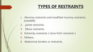 Child restraints for nursing students | PPTX