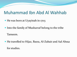 Revivalist Teachings of Sheikh Ul Islam Muhammad IBn Abd Al Wahhab | PPT