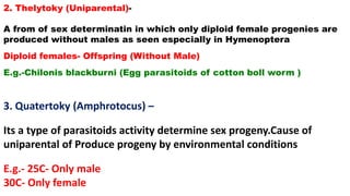 sex determination in insect | PPT