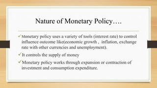 Topic: Expansionary and Contractionary Monetary Policy | Course: Money ...
