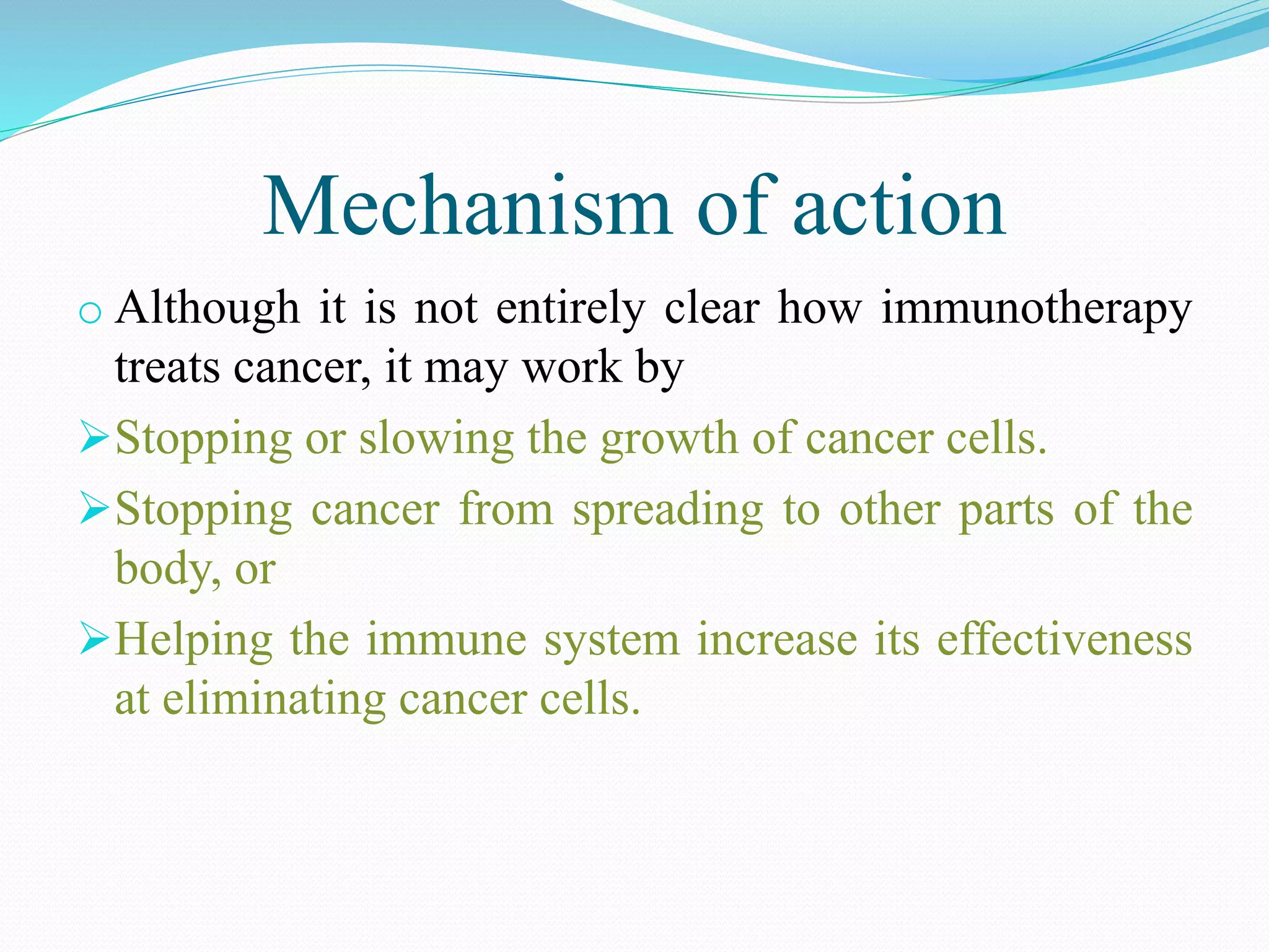 Modalities of cancer | PPTX