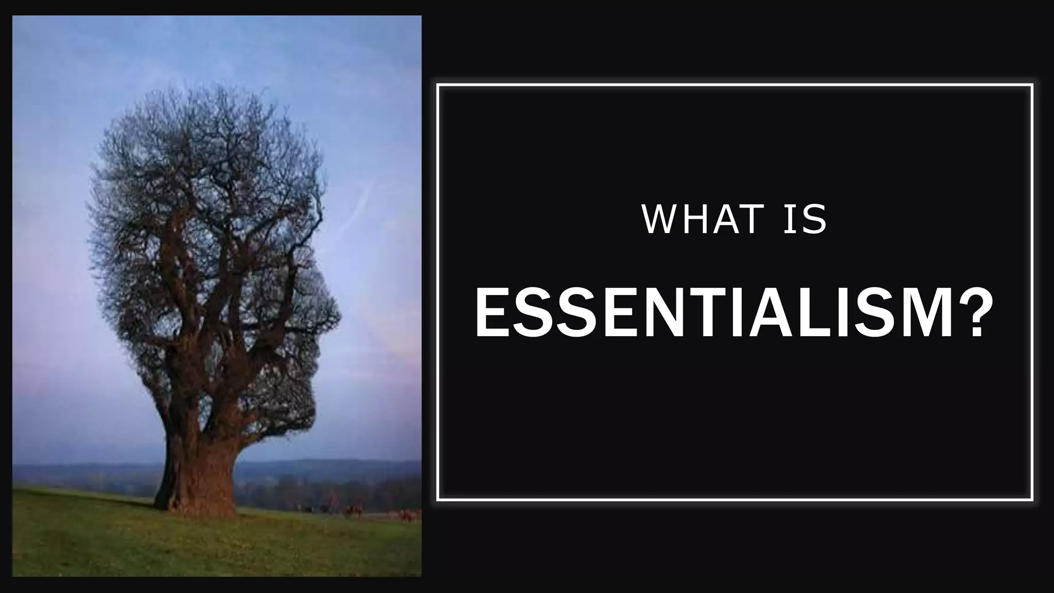 ABOUT ESSENTIALISM | PPT