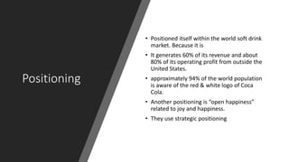 Coca Cola -STP | PPTX