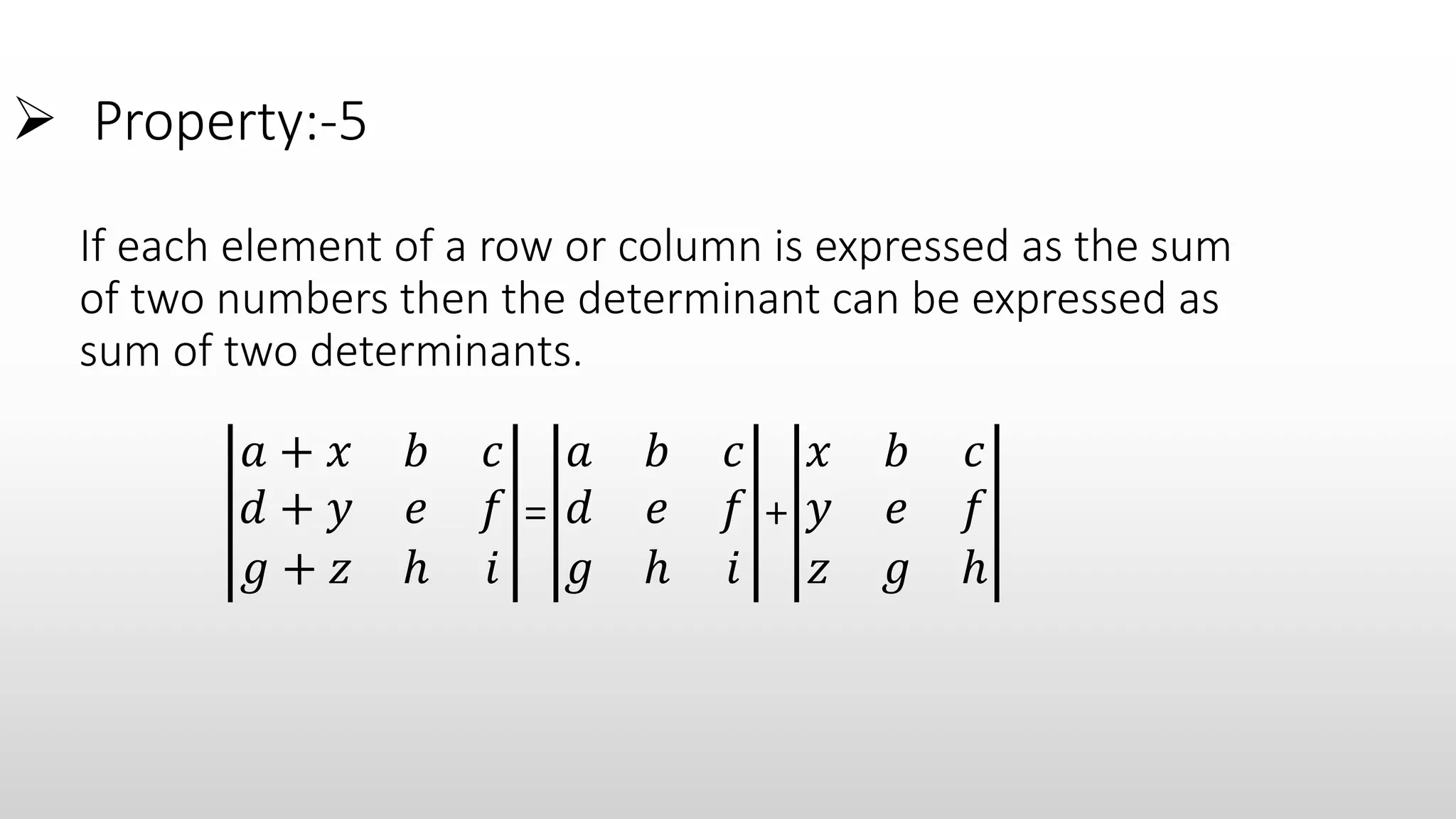 DETERMINANT | PPTX