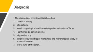chronic colitis | PPTX