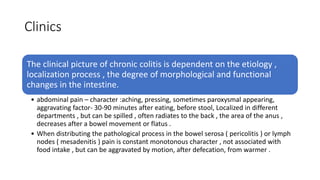 chronic colitis | PPTX