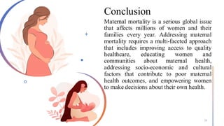 Maternal Mortality | PDF