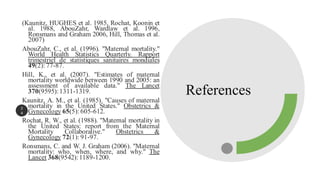 Maternal Mortality | PDF