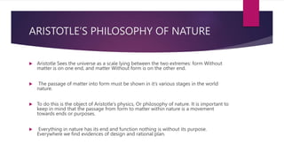 CONTRIBUTIONS BY ARISTOTLE PRESENTATION | PPTX