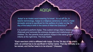 Presentation 12.pptx .presentation of Hajj, Aqiqa and Qurbani | PPT