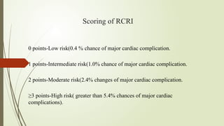 Integrating the revised cardiac Risk index(RCRI) and Ney York heart Association (NYHA ...