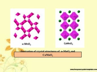 sol gel synthetic and actifity of manganosite | PPT
