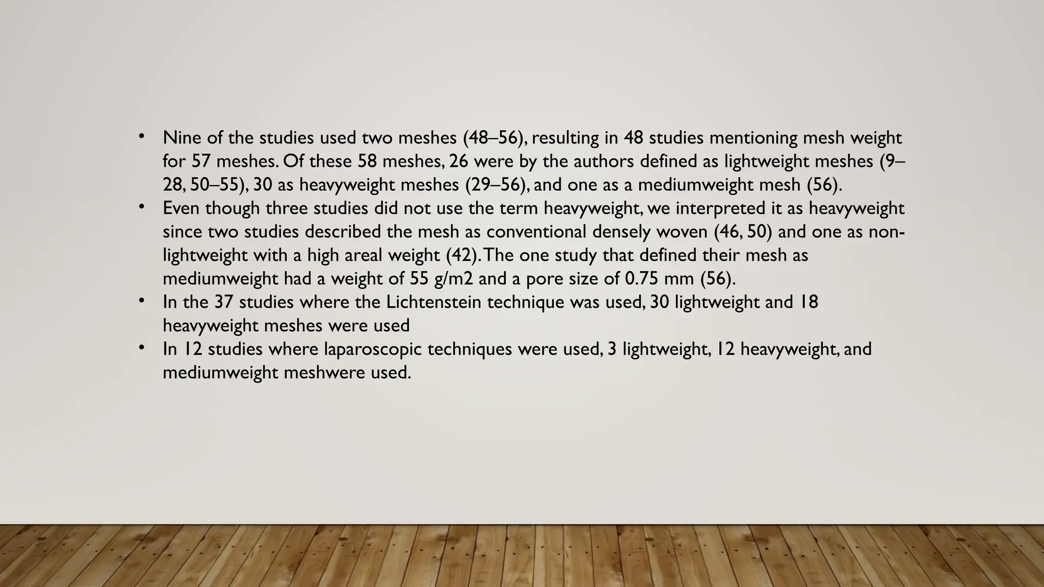 Definition of mesh weight and pore size in groin hernia repair | PPTX
