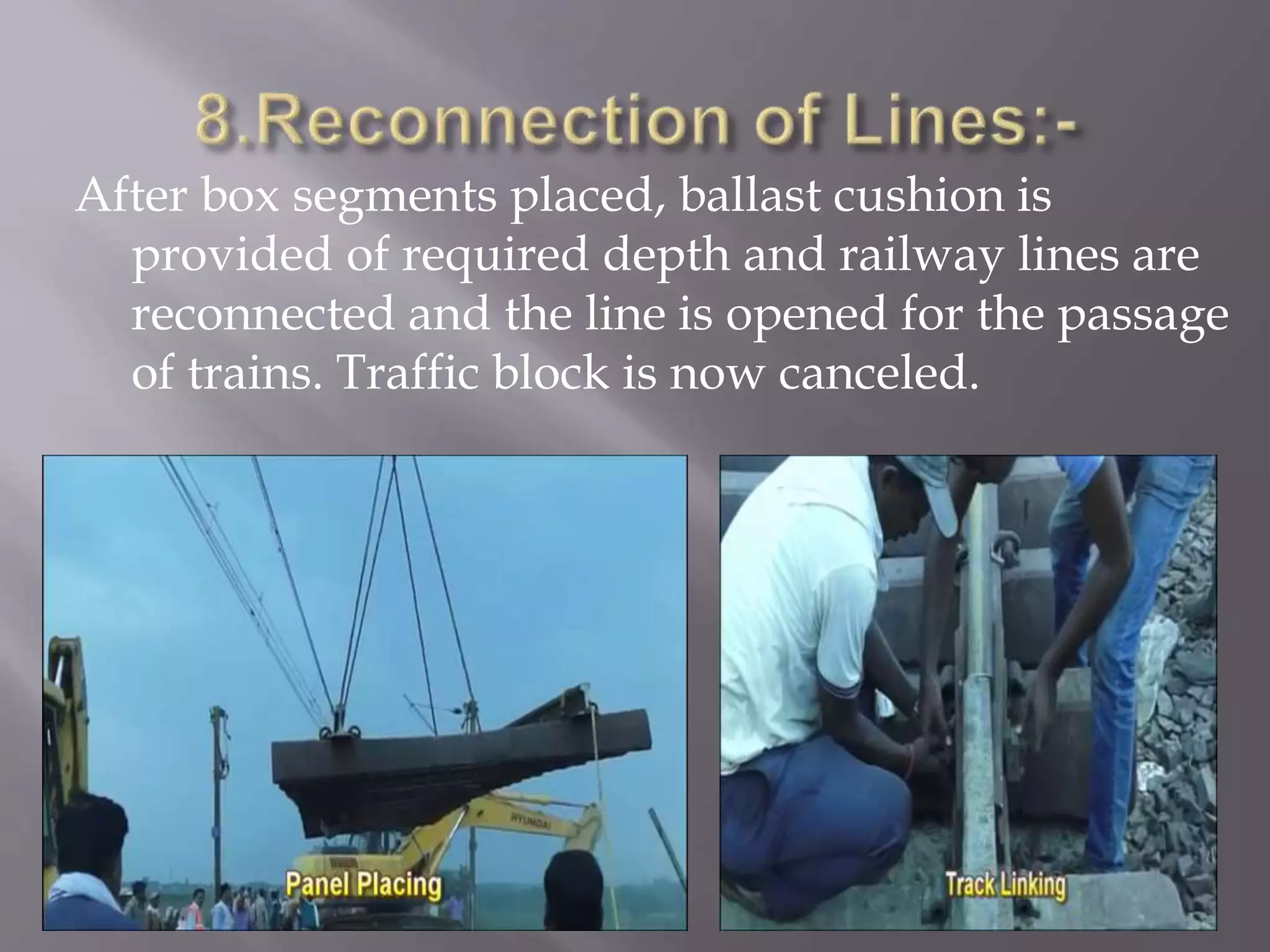 Construction of limited height subway/elimination of level crossings | PPTX