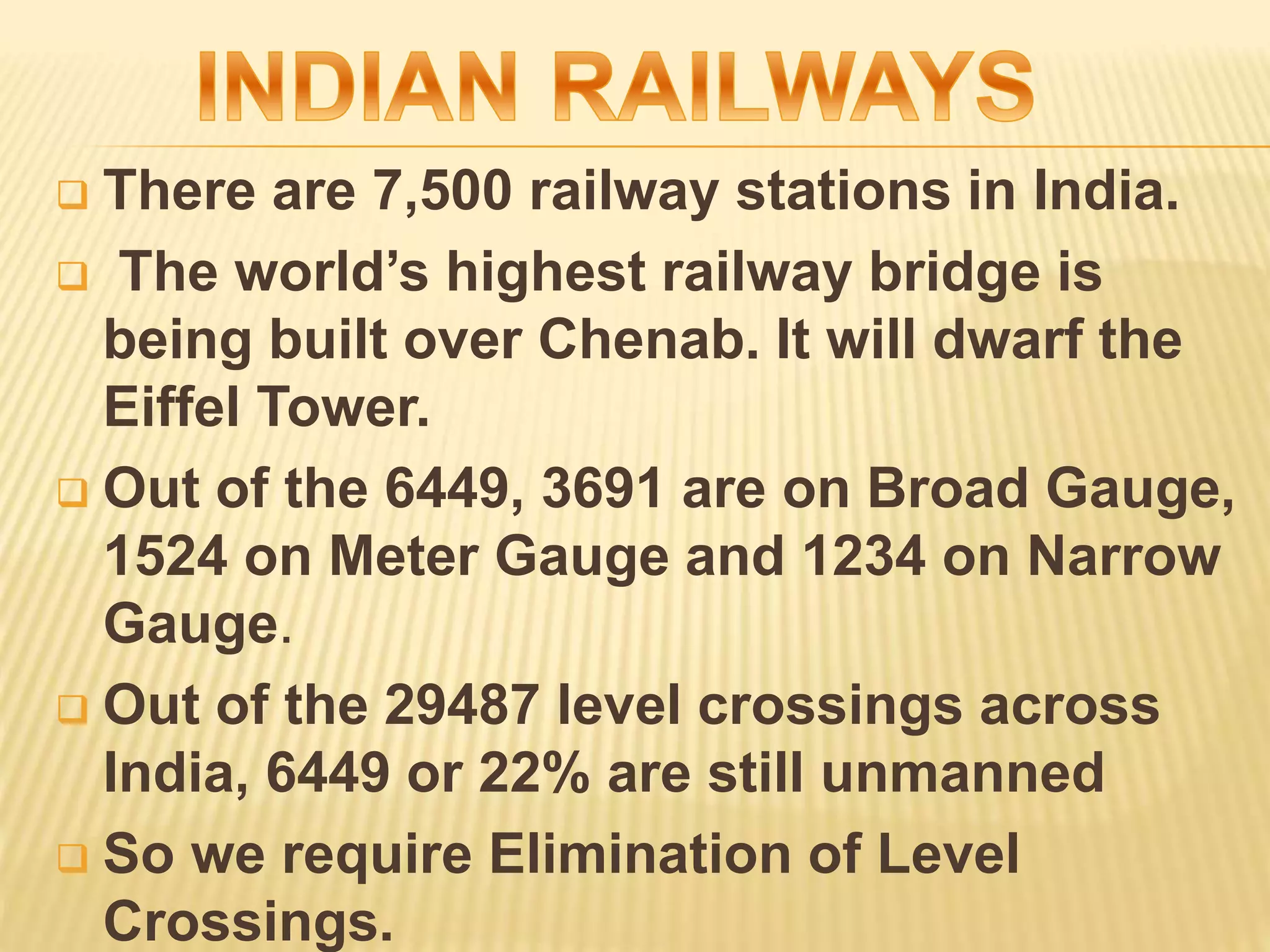 Construction of limited height subway/elimination of level crossings | PPTX