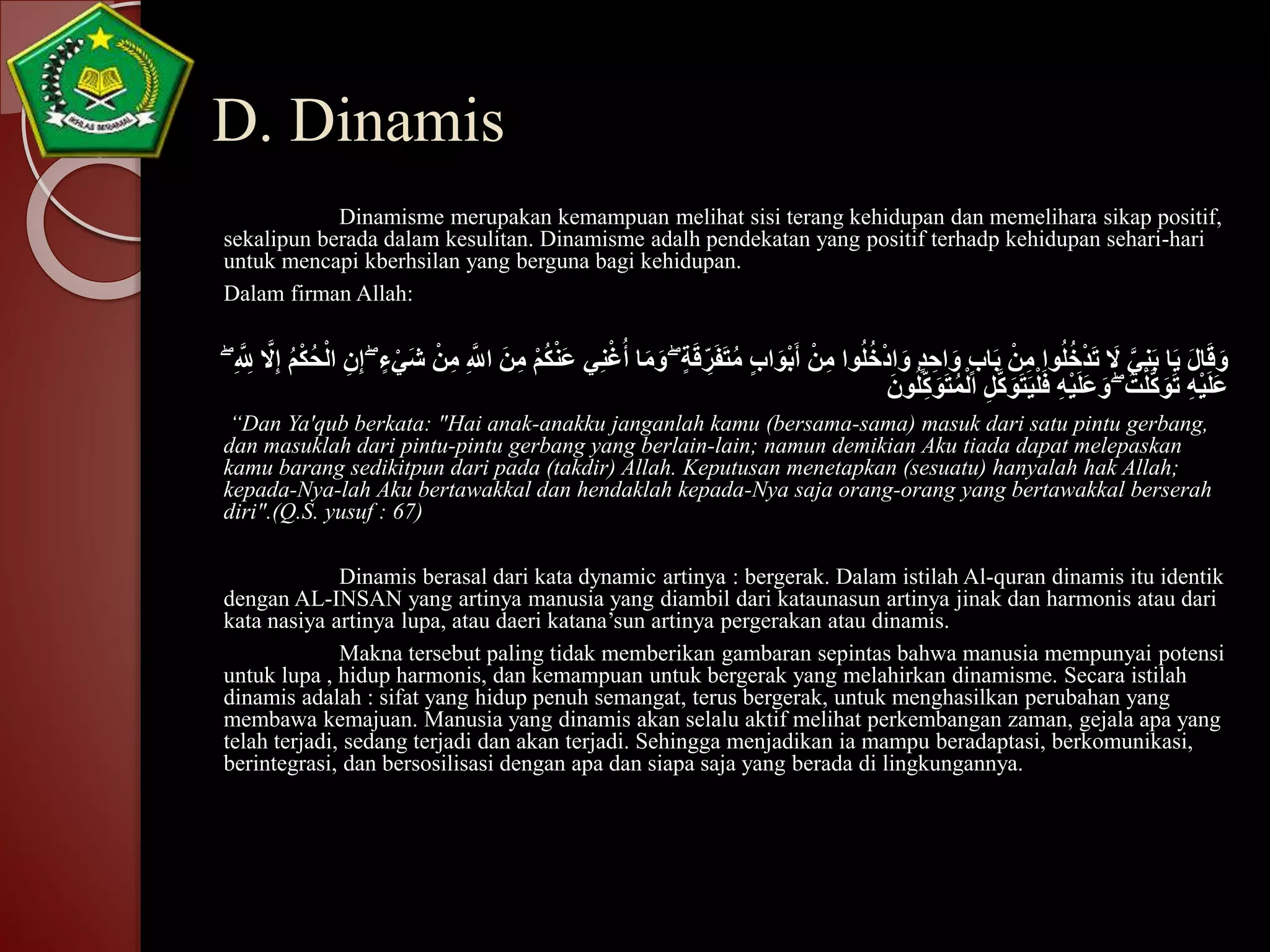 Menghayati Nilai-nilai Mujahadah An-Nafs, Musabaqah Bil Khairat, Etos ...