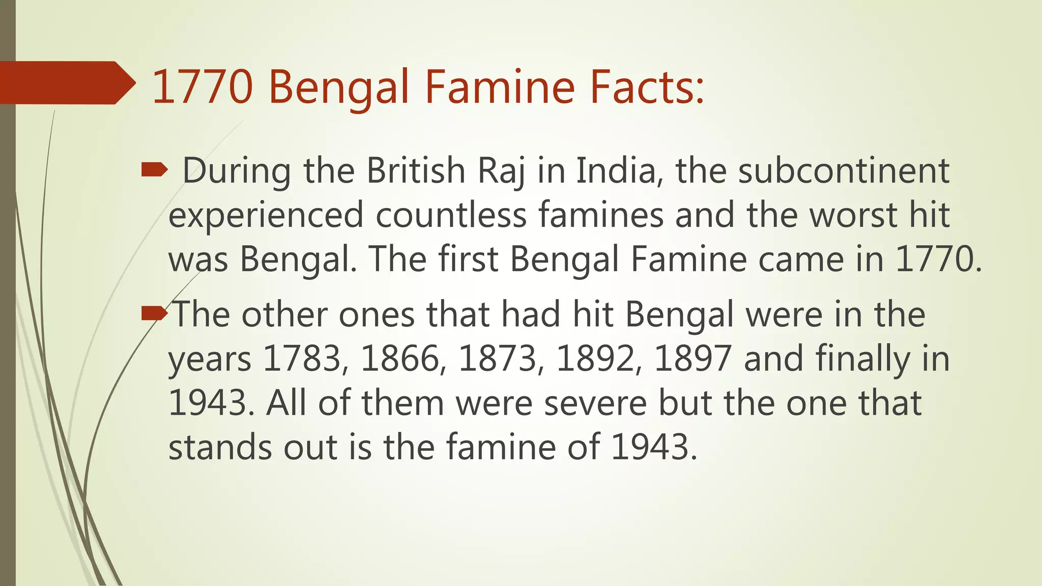 Bengal Famine- How the British Engineered the Worst Genocide in Human ...
