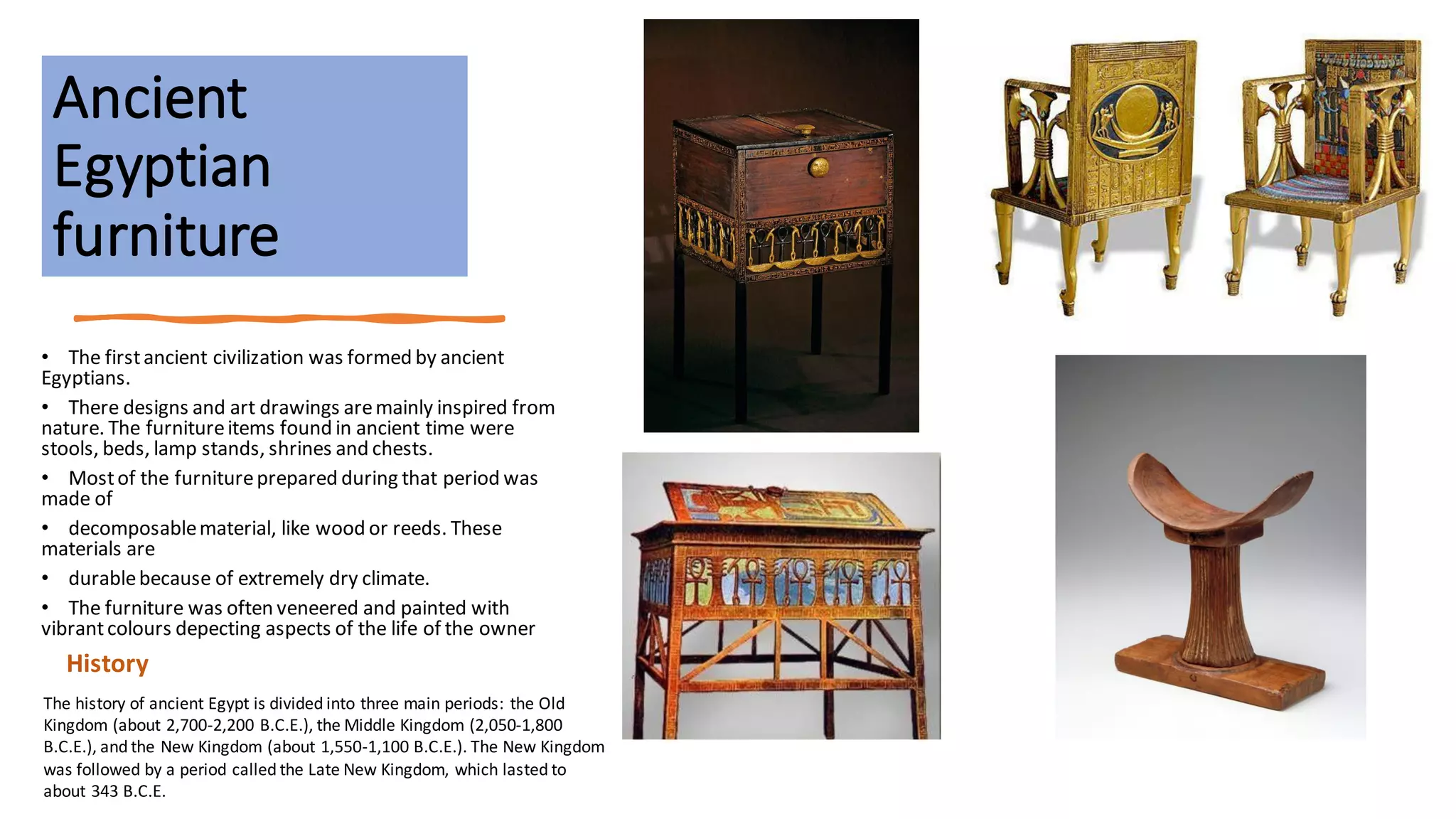 History of furniture design | PDF