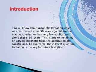 quantum levitation | PPT