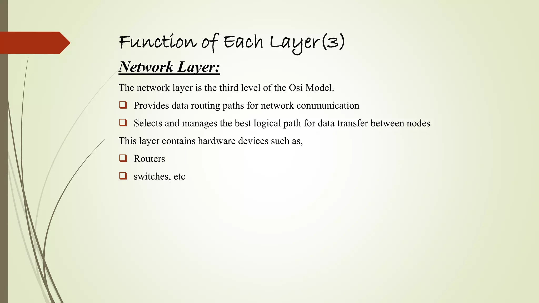 OVERVIEW ON THE SEVEN LAYERs OF COMPUTER NETWORK | PPTX
