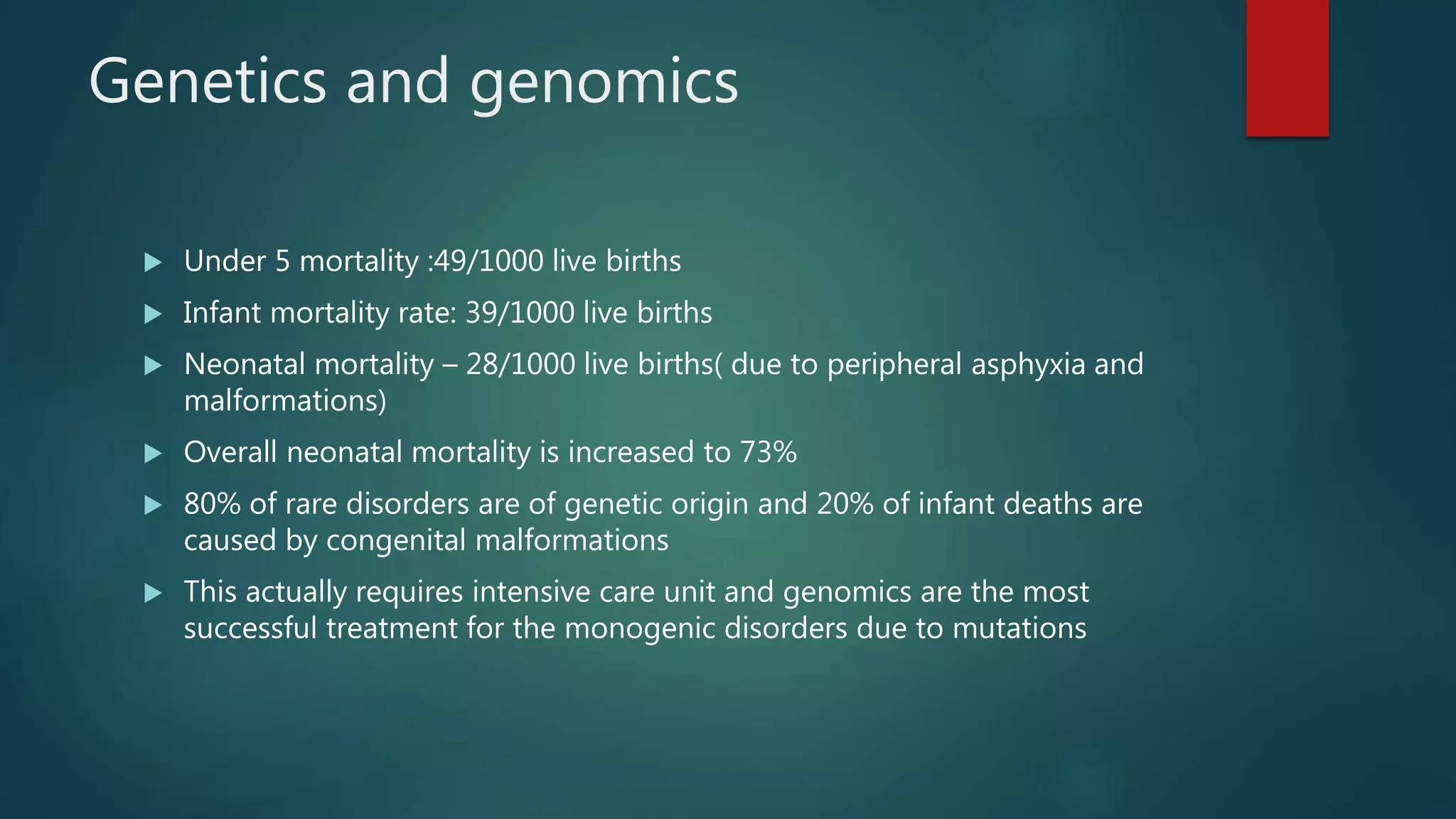 GENETICS AND GENOMICS IN PRENATAL DIAGNOSIS | PPTX
