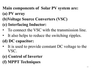 THREE PHASE GRID CONNECTED SOLAR PV SYSTEM | PPTX