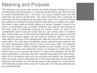 Music Video Analysis | PPTX | Hip Hop Music | Music